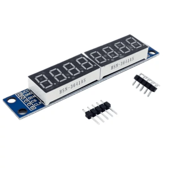 MAX7219 Led Modul 8 Bit 7-Segment LED Display for Arduino and Raspberry Pi
