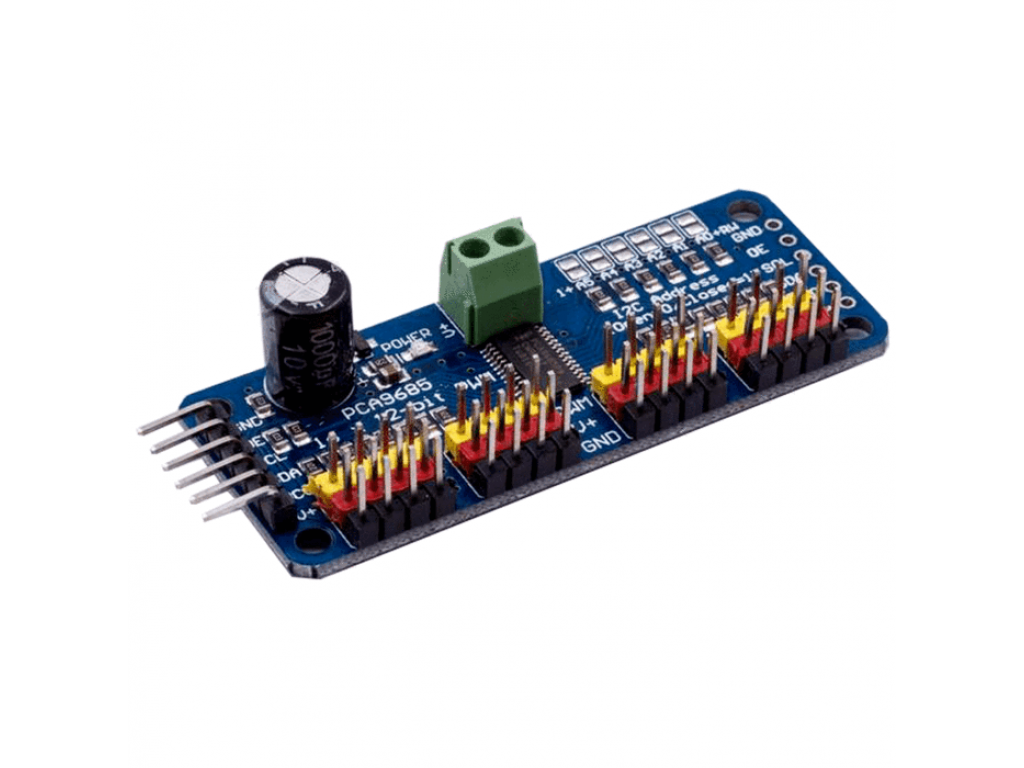 PCA9685 16-Channel 12-bit PWM Servo Motor Driver I2C Module For Arduino