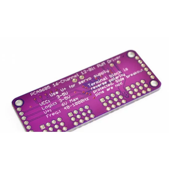 PCA9685 16-Channel 12-bit PWM Servo Motor Driver I2C Module For Arduino