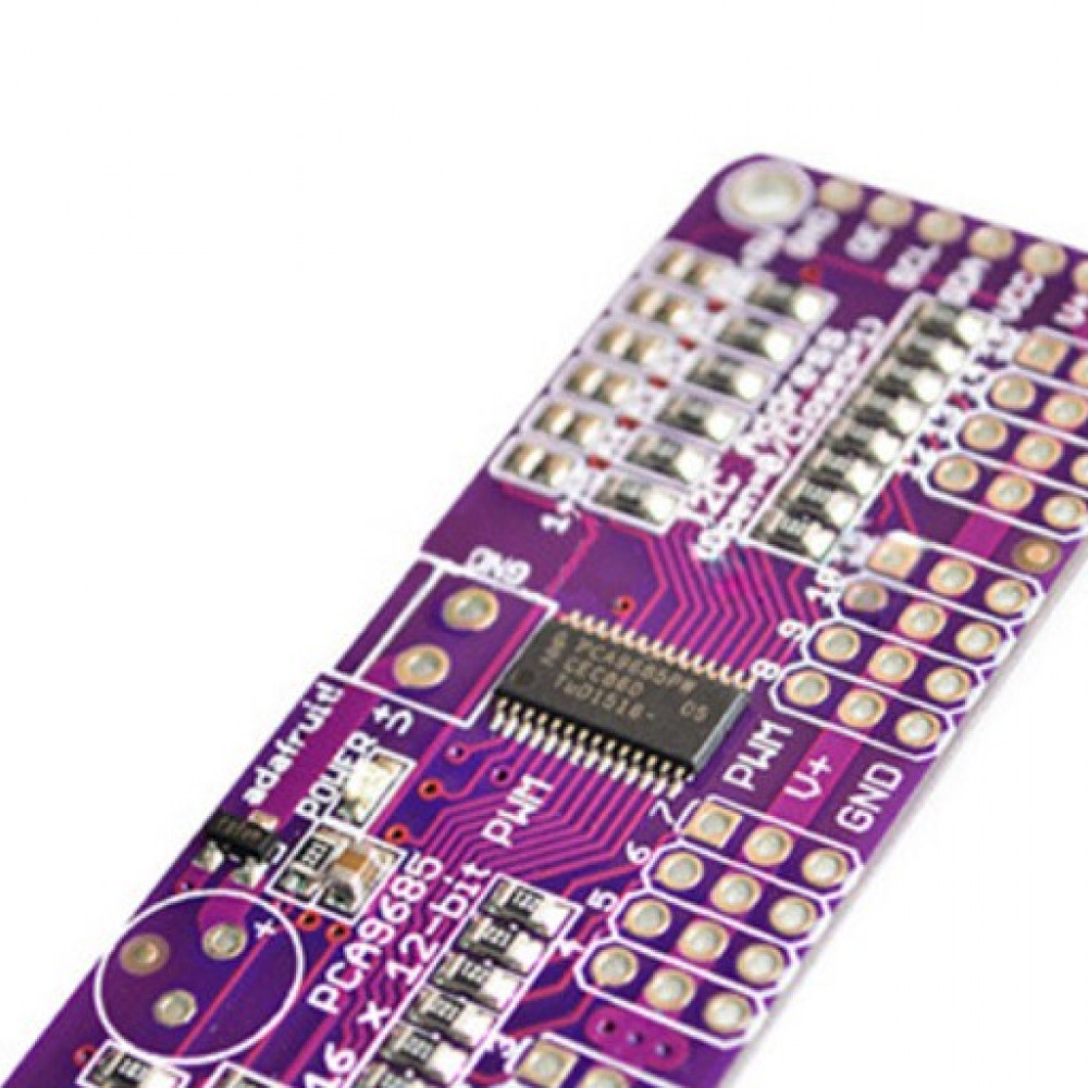 PCA9685 16-Channel 12-bit PWM Servo Motor Driver I2C Module For Arduino