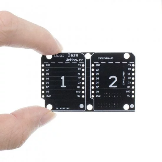 Dual Base Shield for D1 Mini