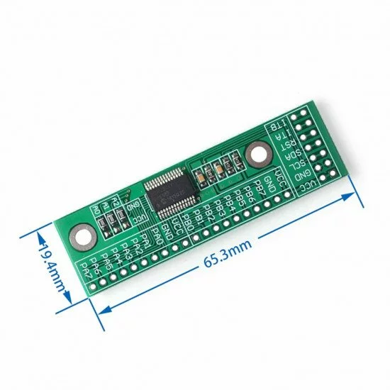 MCP23017 I2C 16CH GPIO Expander Board
