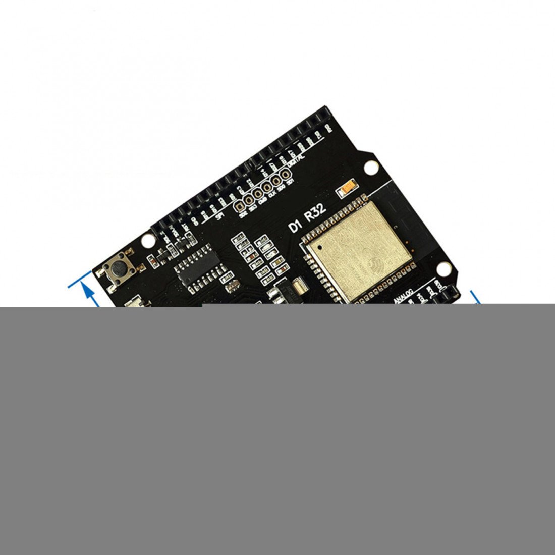 Wemos R32 ESP32 development board in Arduino Uno form factor Wemos R32 ESP32 development board in Arduino Uno form factor