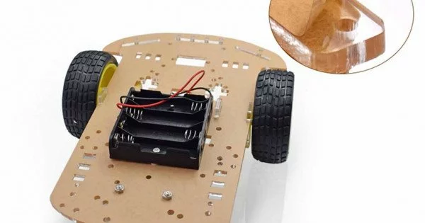 Smart Robot Car Chassis Kit - 2 wheels and a caster
